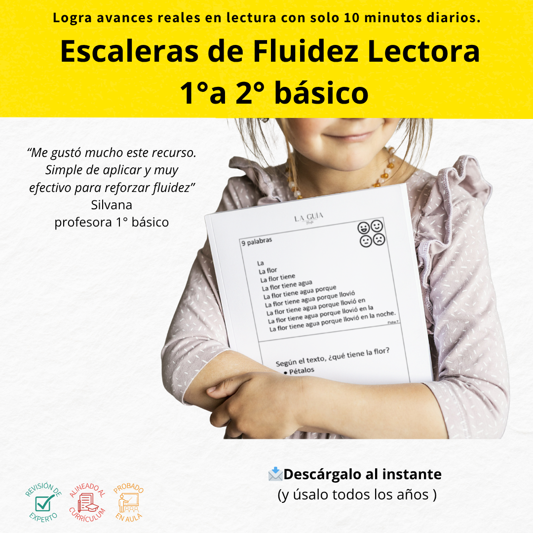 1° a 2° - Escaleras de Fluidez Lectora (15 páginas) – La Guía Maestra